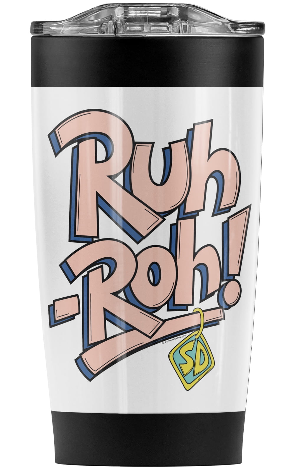 Scooby Doo Ruh-Roh Stainless Steel Tumbler 20 oz Coffee Travel Mug/Cup ...