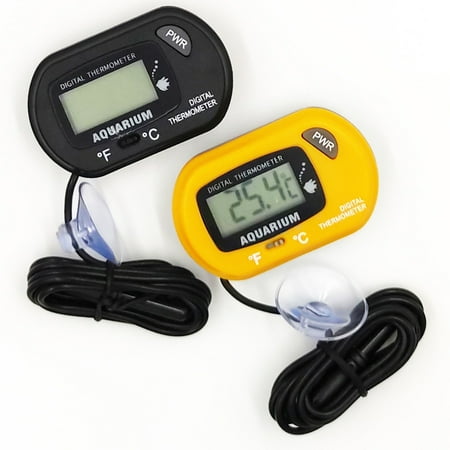 CARBONLIKE C/F Digital Thermometer Aquarium Fish Tank Swimming Pool ...