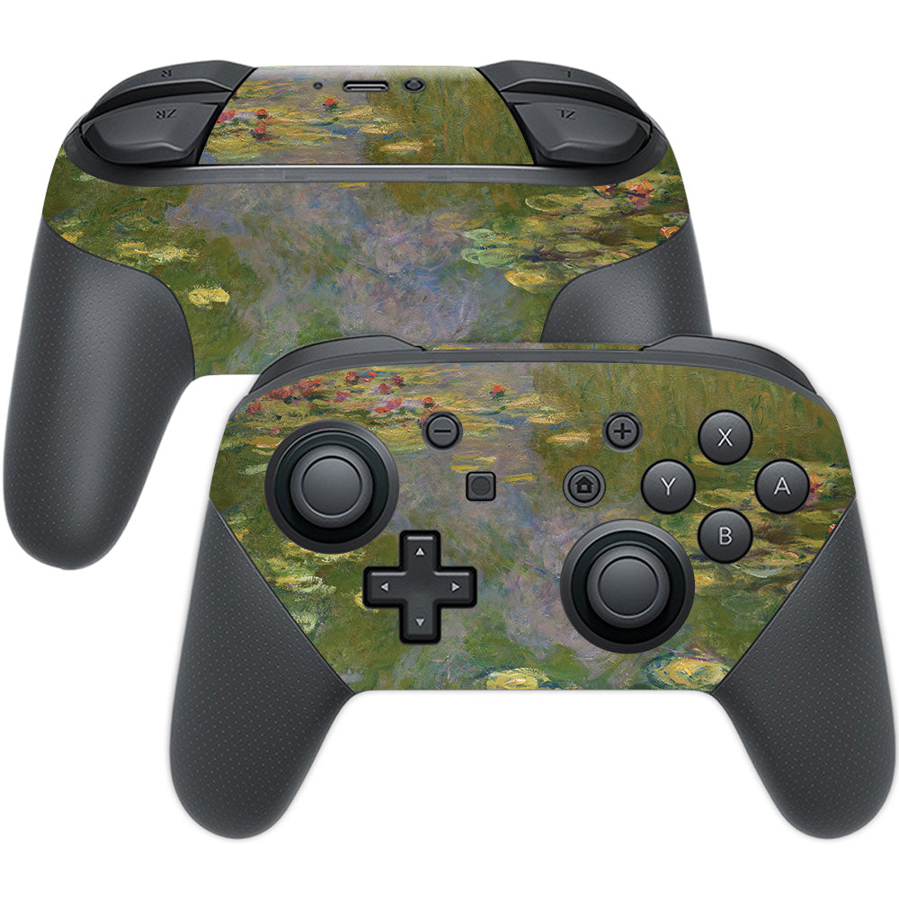 Skin Decal Wrap Compatible With Nintendo Switch Pro Controller Water ...