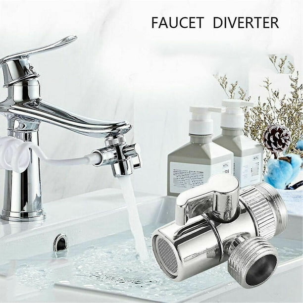 Switch Faucet Adapter Kitchen Sink Splitter Diverter -valve Water Tap ...