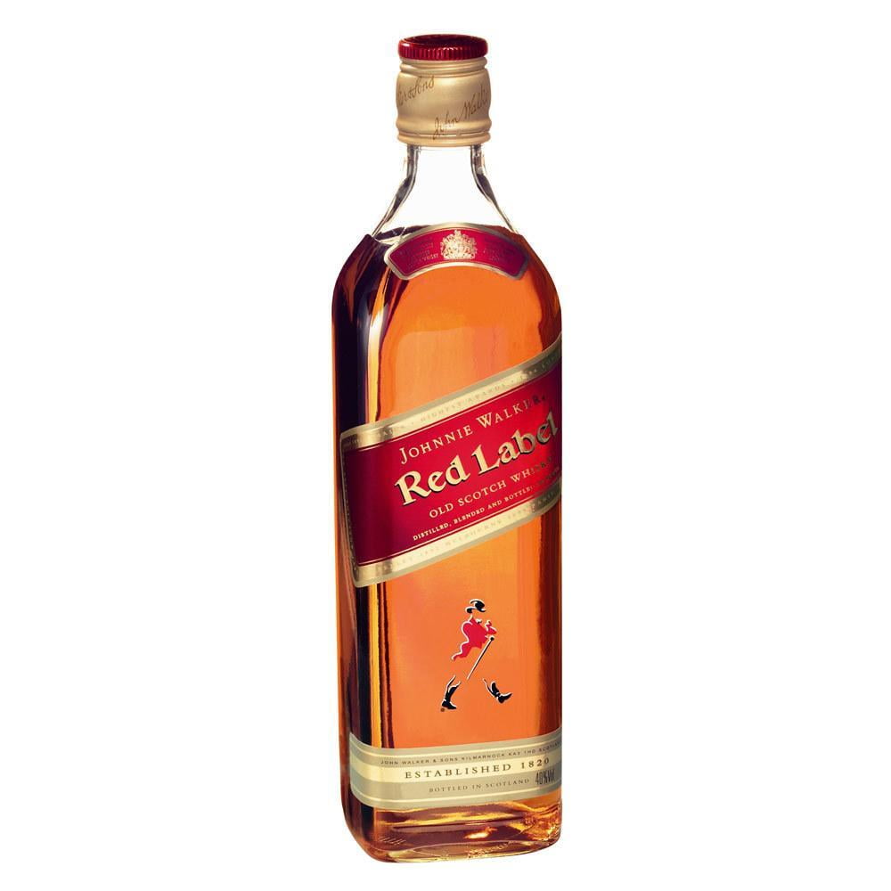 Pack de 6 Whisky Johnnie Walker Blend Red Label 700 ml Johnnie Walker Blend Red Label | Walmart ...