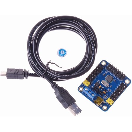 Mini USB 24 Channel Servo Motor Driver Controller Module for Arduino ...