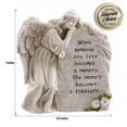 Loving Memories Sympathy Gift: Angel Figurine Stone, Memorial Treasure ...