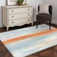 Area Rug 3x5ft Abstract Ocean Beach Sunset Scene Area Rugs Washable Low ...