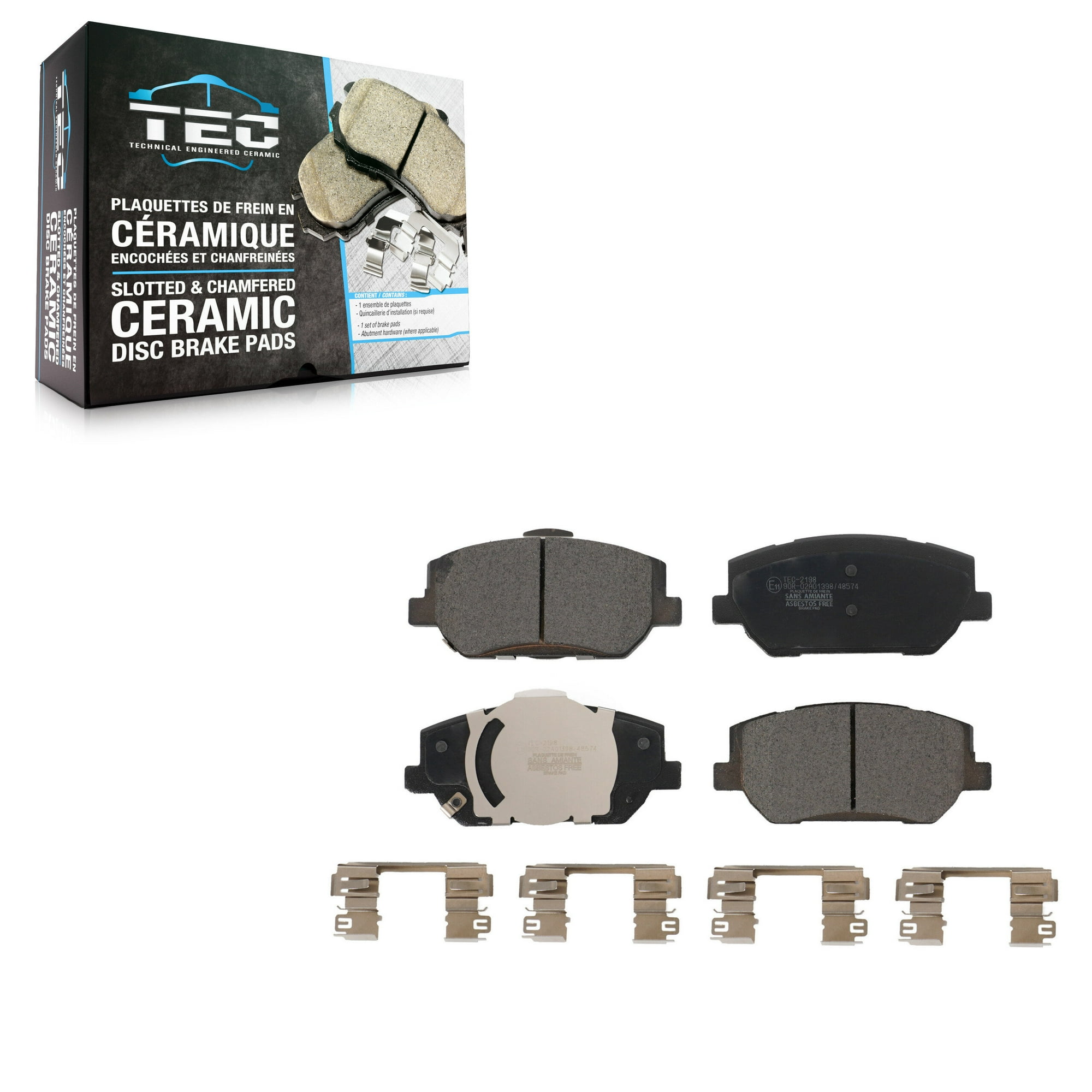 Click here for Tec Front Ceramic Disc Brake Pads Tec-2198 For Car... prices