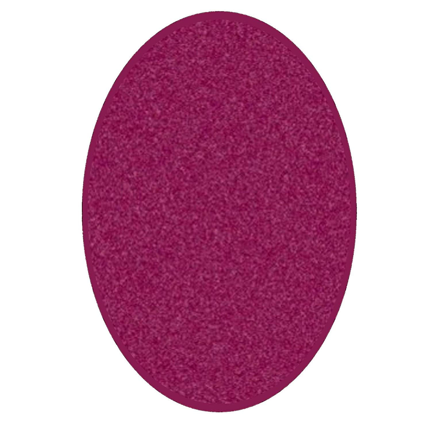 Bright House Solid Color Area Rugs Cranberry - 12'x15' Oval - Walmart.com