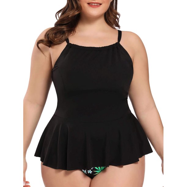 As Rose Rich Women's Plus Size Swimsuits 2 Piece Bathing Suits, 1X ...