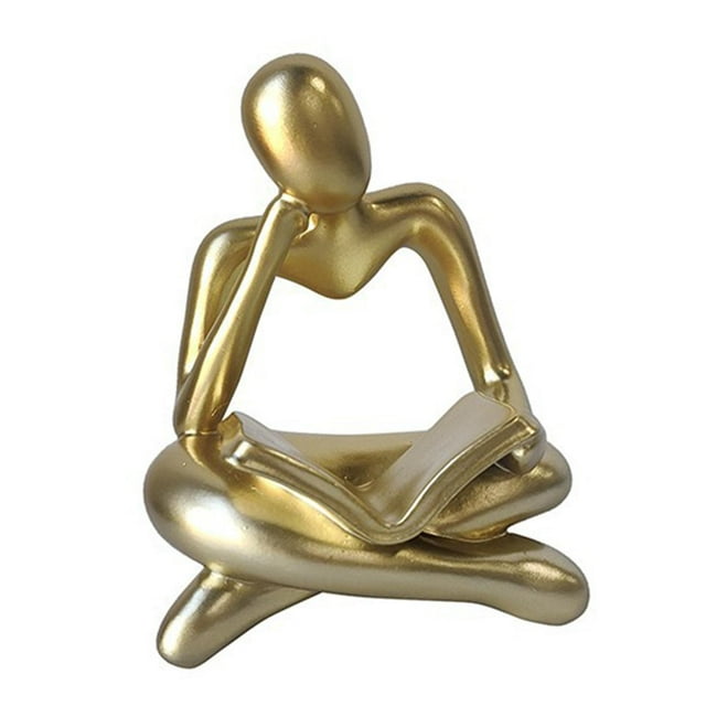 Abstract Thinker Statue Tabletop Decorative Sculpture for - Walmart.com
