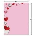 Current Paper Hearts Letter Stationery - Set of 25 Valentine's Day ...