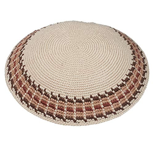 A&S Mezuzot Modern Knitted Kippah for Men Yarmulke Cap Jewish Yamaka ...