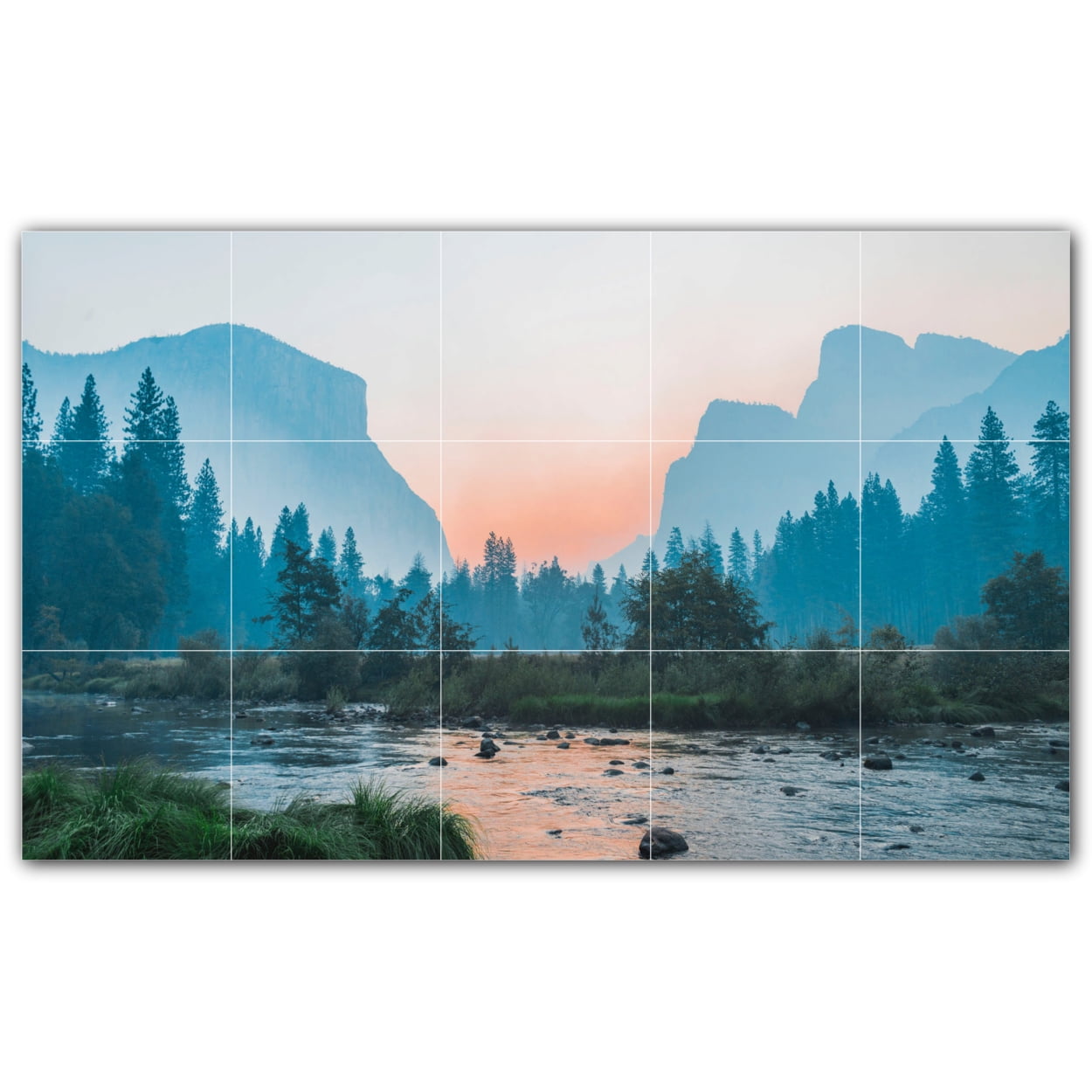 Picture-Tiles.com: Mountains Ceramic Tile Wall Mural WAL500854-53XL. 60 ...