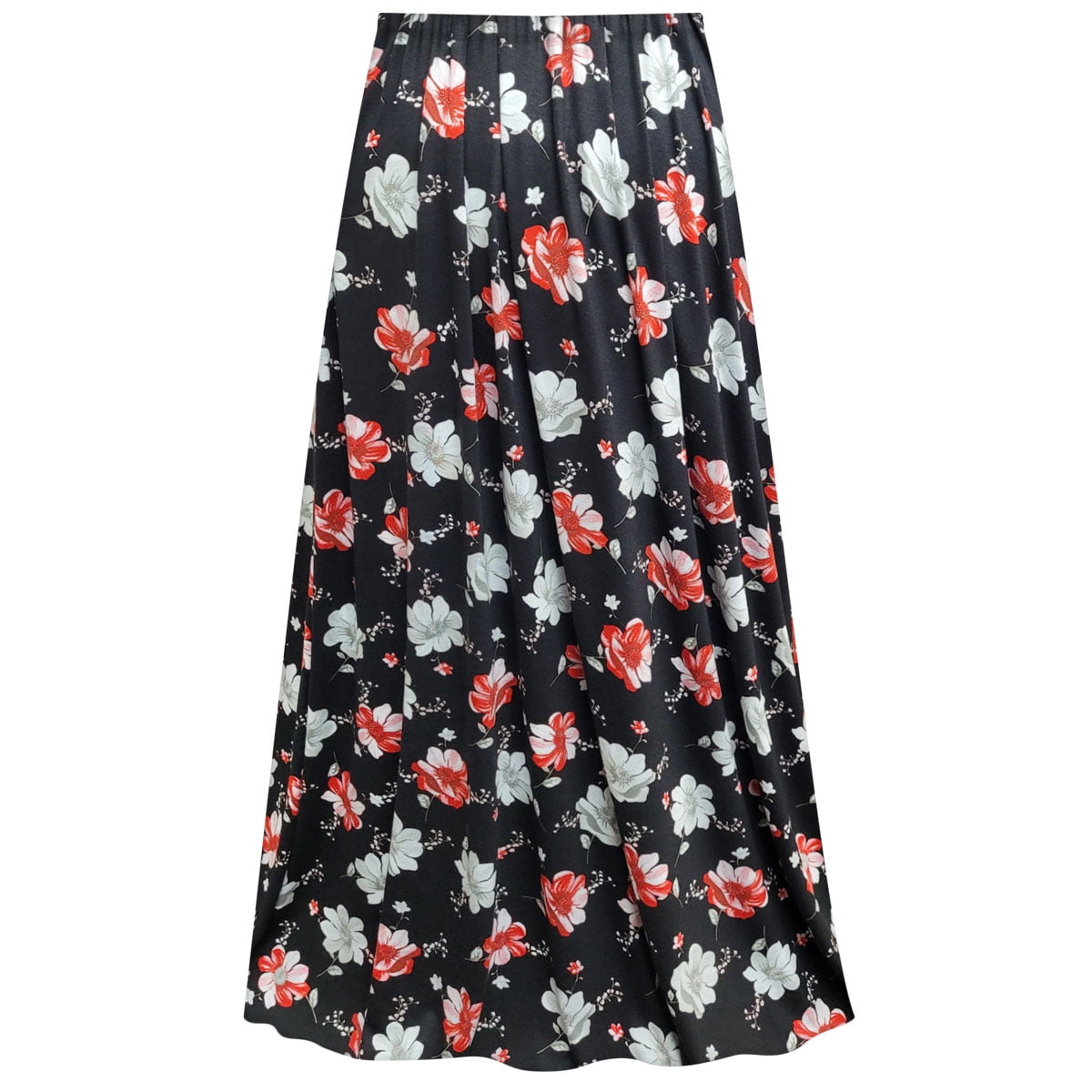 Plus size 0x Extra Tall Women's Boho Skirt - Elastic Waist Maxi Skirt ...