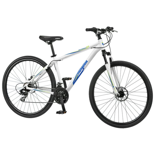 700c Mens Mongoose Banish 2.0 Bike, White - Walmart.com