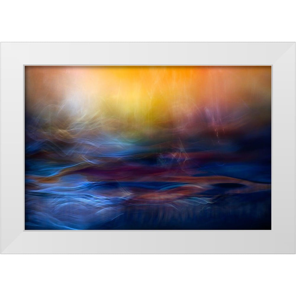 Marthinussen, Willy 32x23 White Modern Wood Framed Museum Art Print ...
