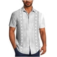 Betivan Men's Casual Shirt Short Sleeve Vintage Bowling Shirt Cuba ...