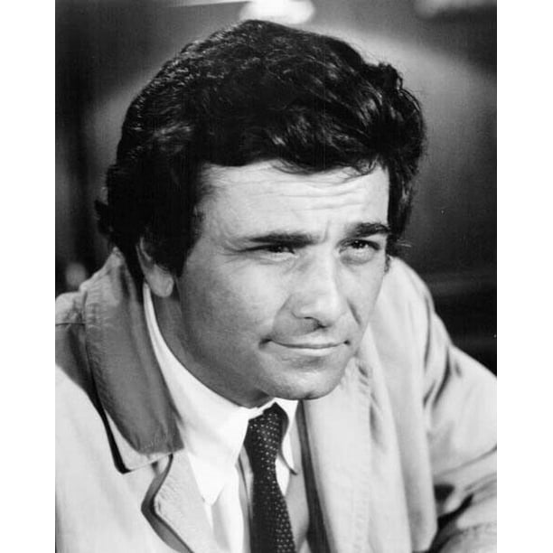 Peter Falk gives his classic Columbo stare early 1970's episode 24x36 ...