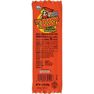 Penrose Big Mama Pickled Sausages Snack, 2.4 Ounce, 12 Pack - Walmart.com