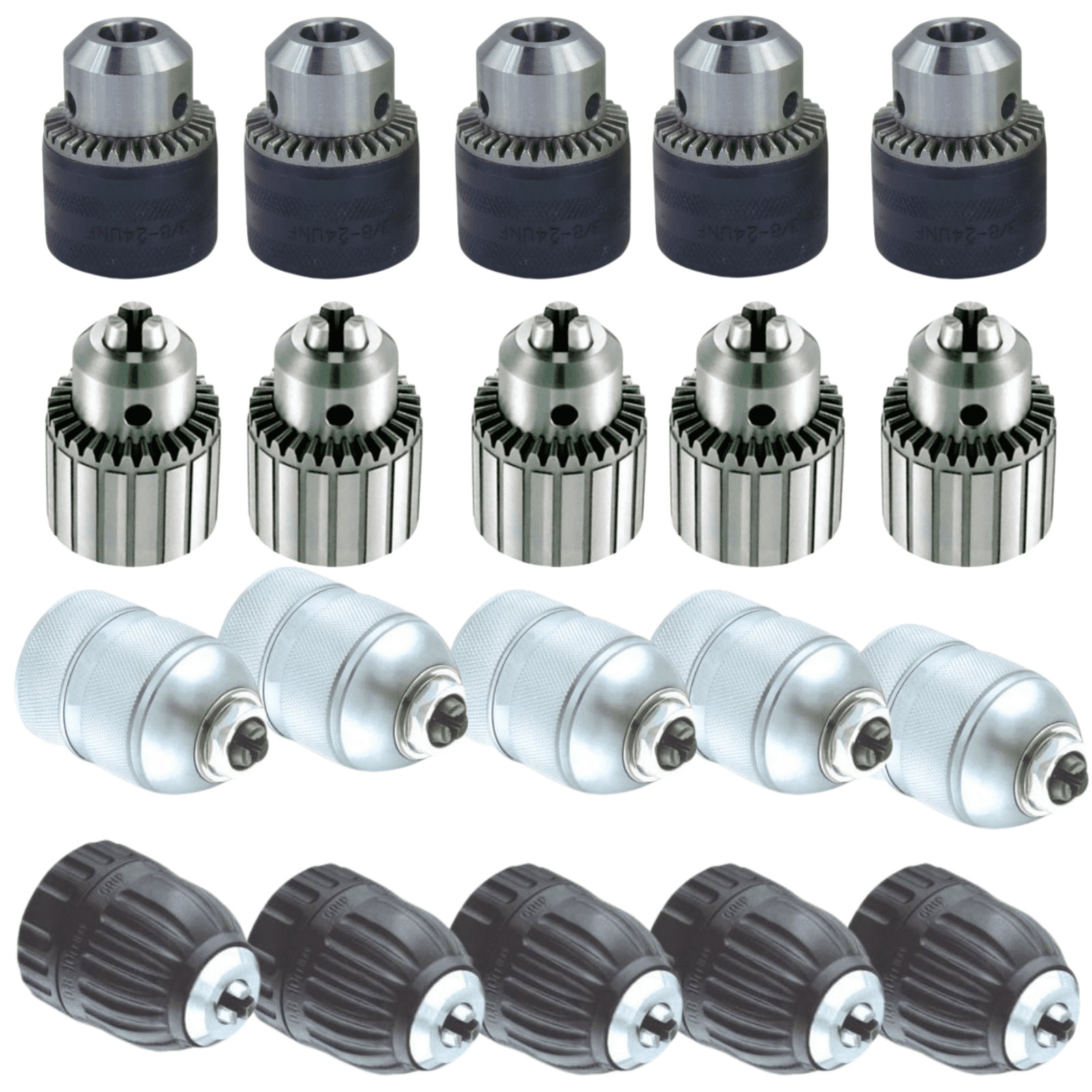 Kit Profesional de 20 Broqueros de Alta Precisión con Entrada1/2” y ...