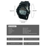 "George Men's Solar Digital Wristwatch, Stopwatch, Alarm, 50m Water ...