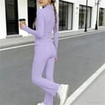 Chbgutlmr Girls Summer 2 Piece Outfits Long Sleeve Full Zip Jackets ...