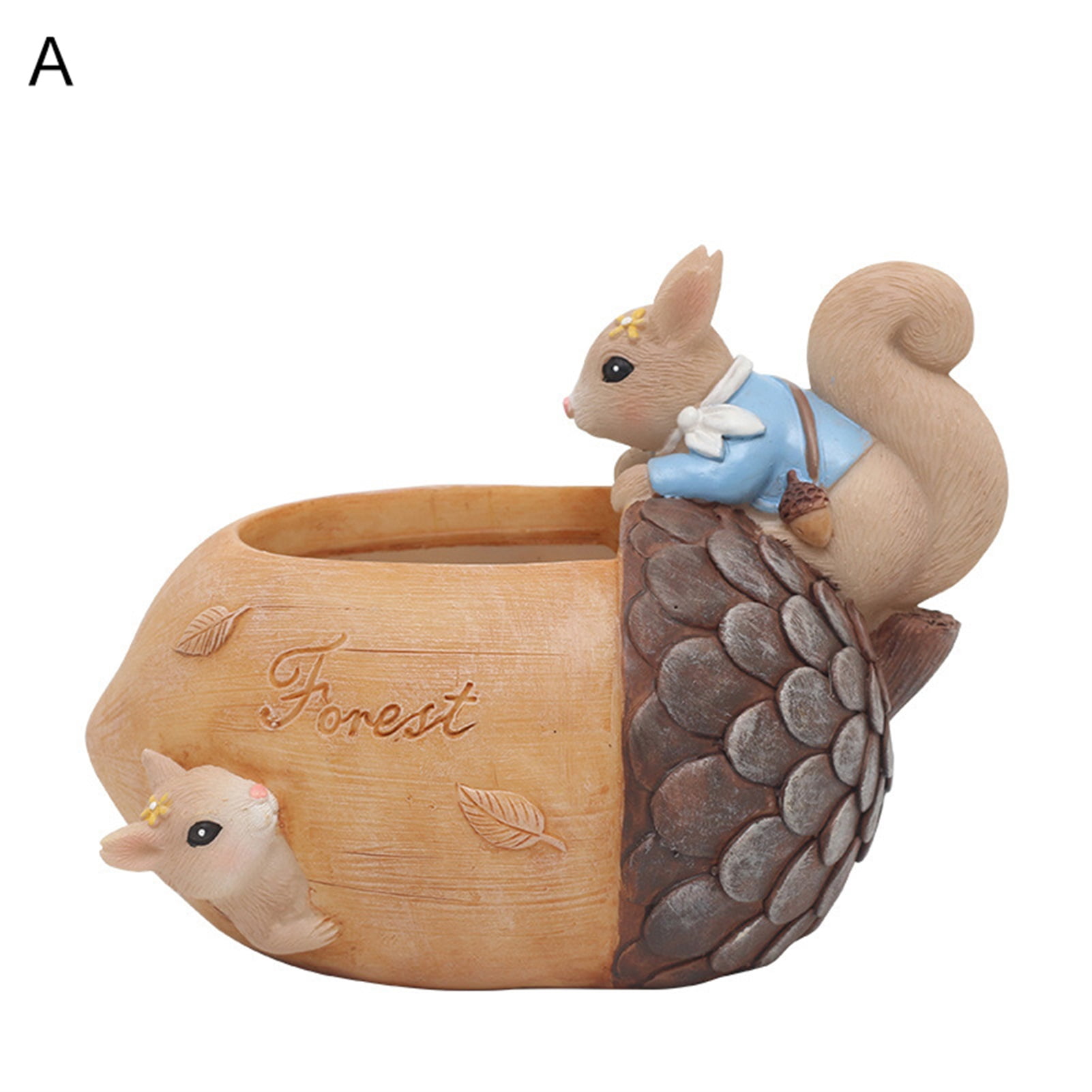 Warkul Multifunctional Flower Pot Decorative Resin Nice-looking Fantasy ...