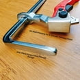 Ratcheting Wood Clamp Woodworking Hold Down Clamp Quick Release Guide ...