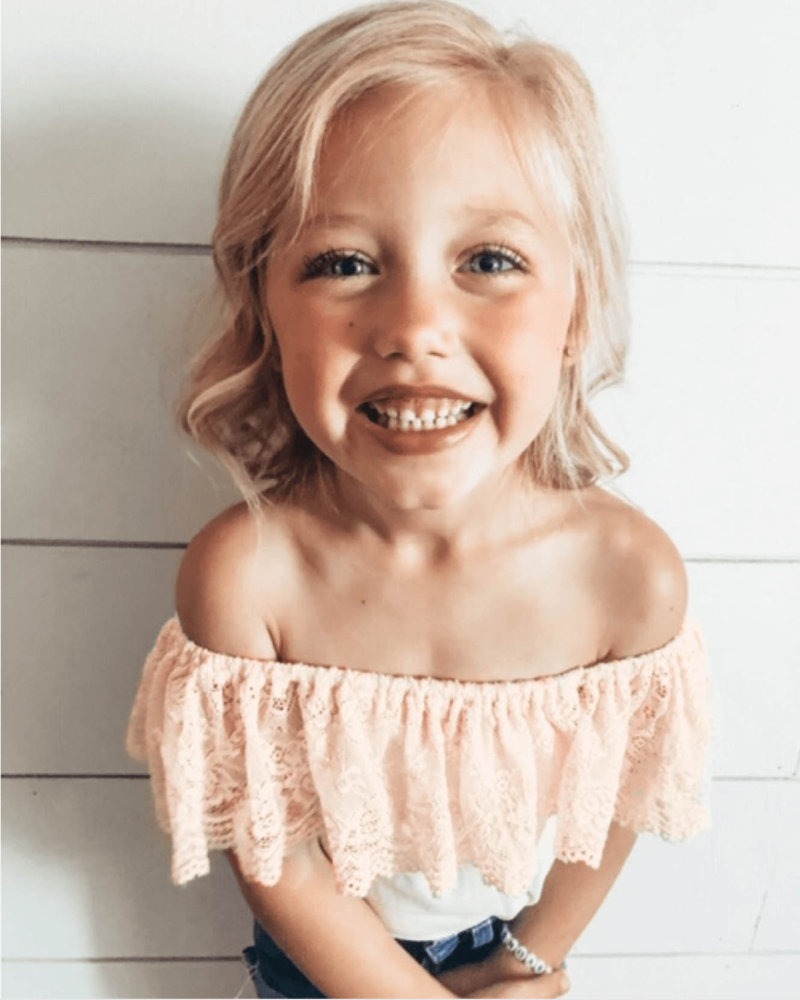 Kenzie Lace Flutter Sleeve Leotard - Vanilla Cream - Walmart.com