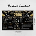 Birthday Backdrop Decorations for Men Women, Gold and Black Back In ...