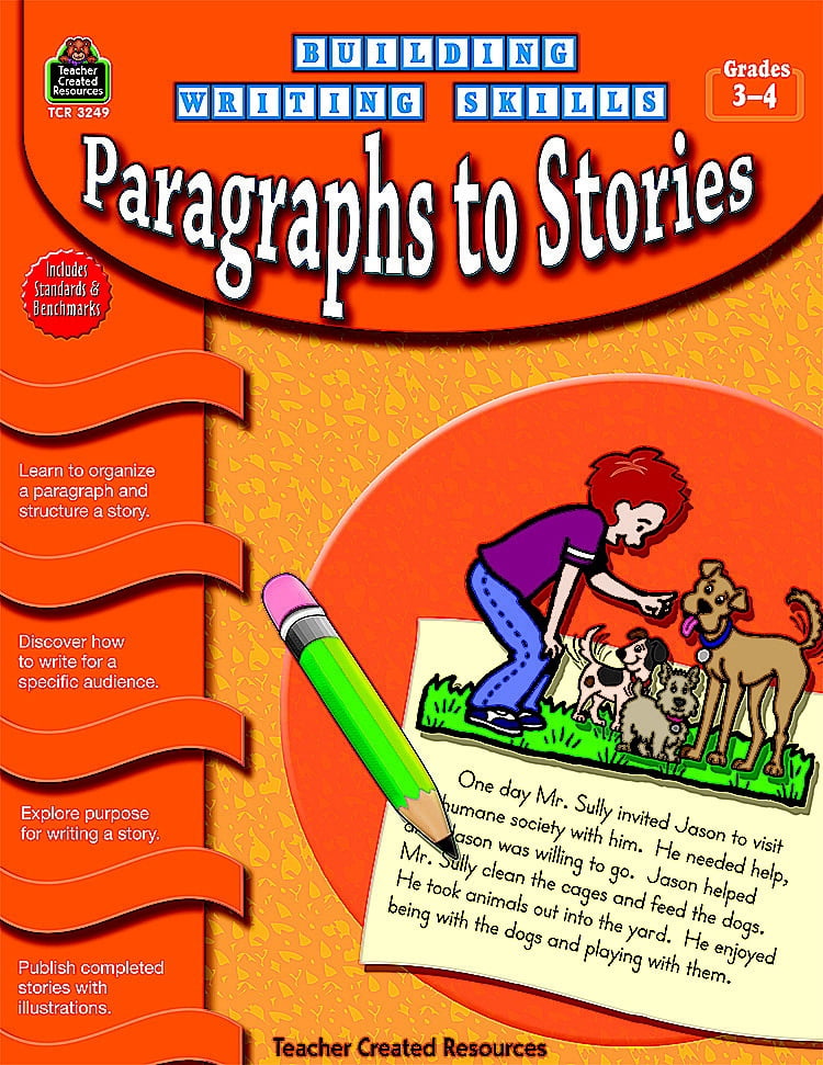 Teacher Created Resources Building Writing Skills Book Of Paragraphs To ...