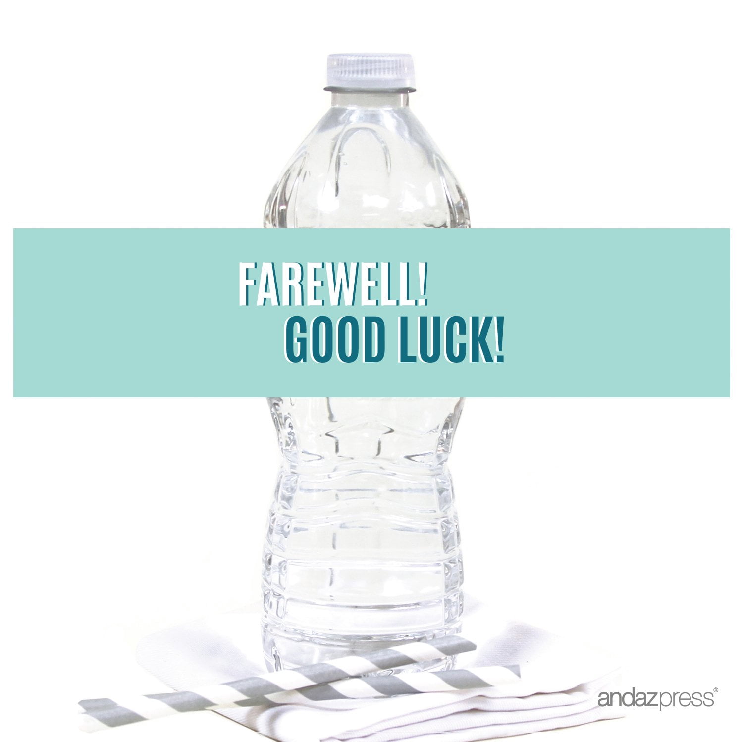 Farewell Retirement Party Decorations, Farewell! Good Luck!, Water ...