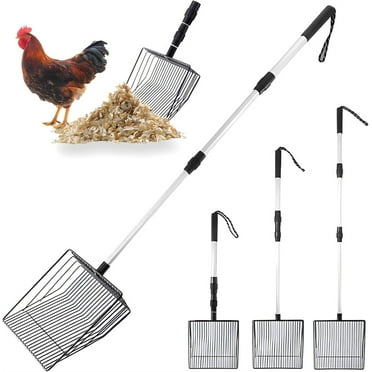 Chicken Coop Rake Retractable Cat Litter Scoop Chicken Coop Cleaning ...