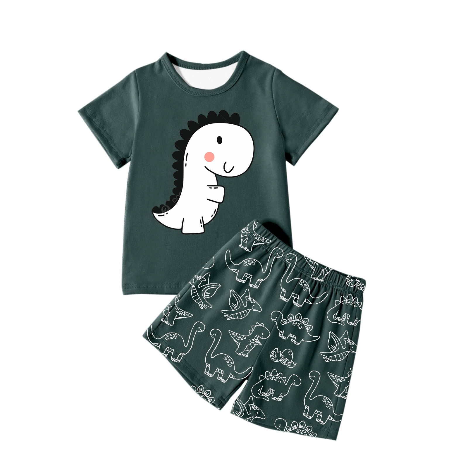 Click here for Huaiyyyy Kids Pajamas Set Dinosaur Pjs Loungewear... prices