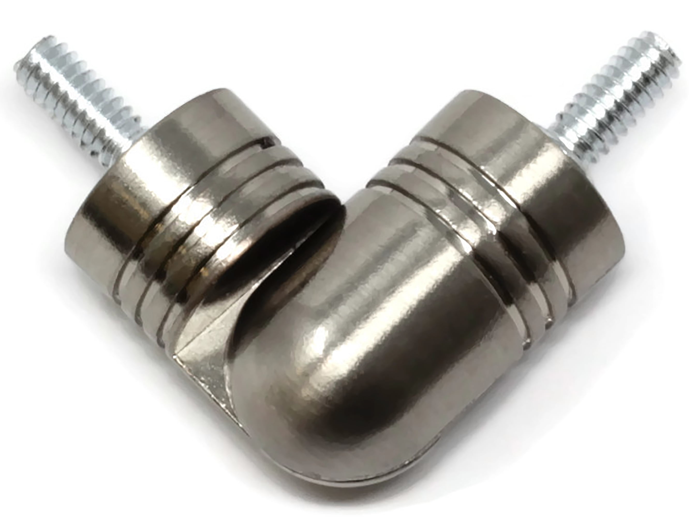 Urbanest Hinged Elbow Connector for Corner Rod, Brushed Steel, 7/8 ...