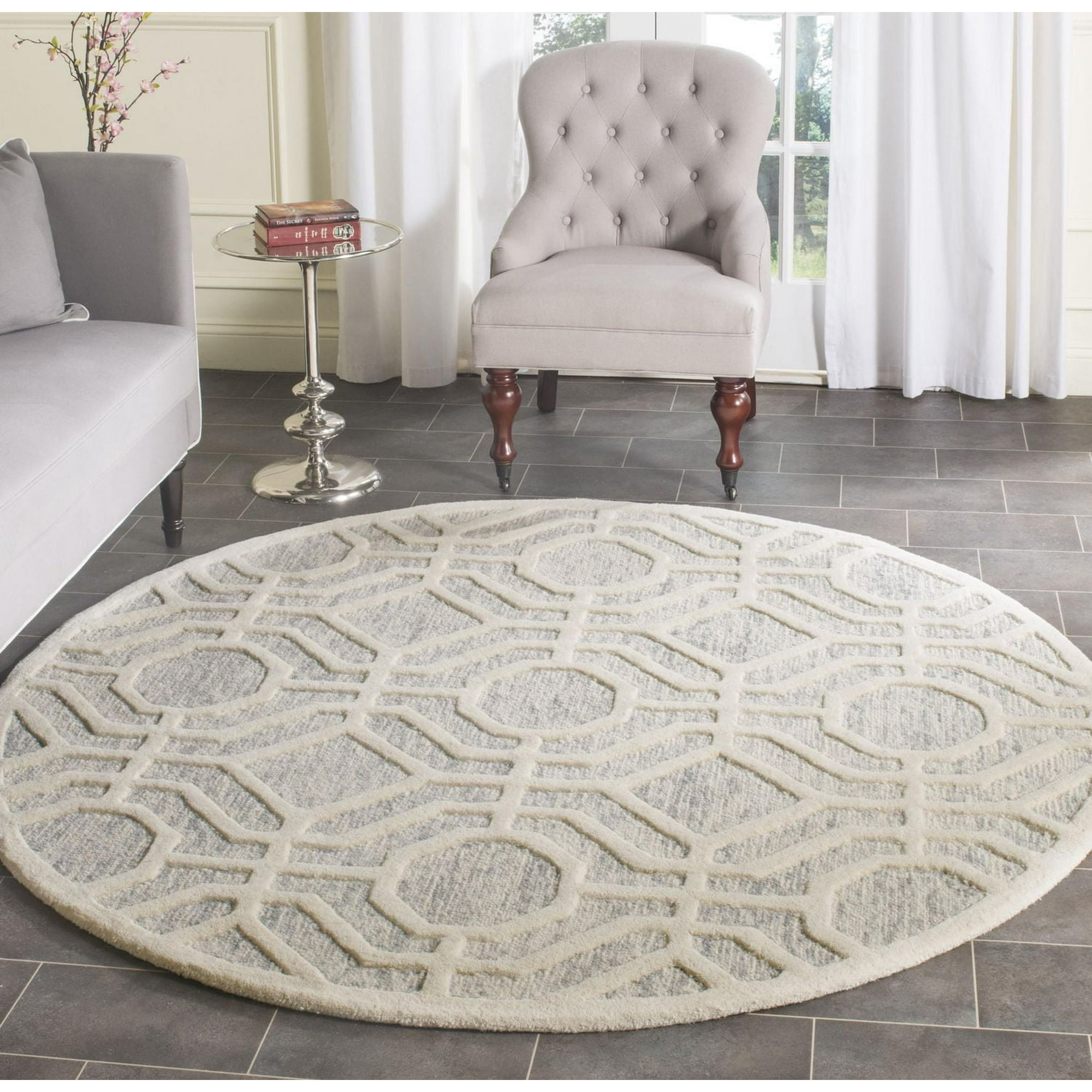 Safavieh Cambridge Johan Geometric Area Rug 6 X 6 Round