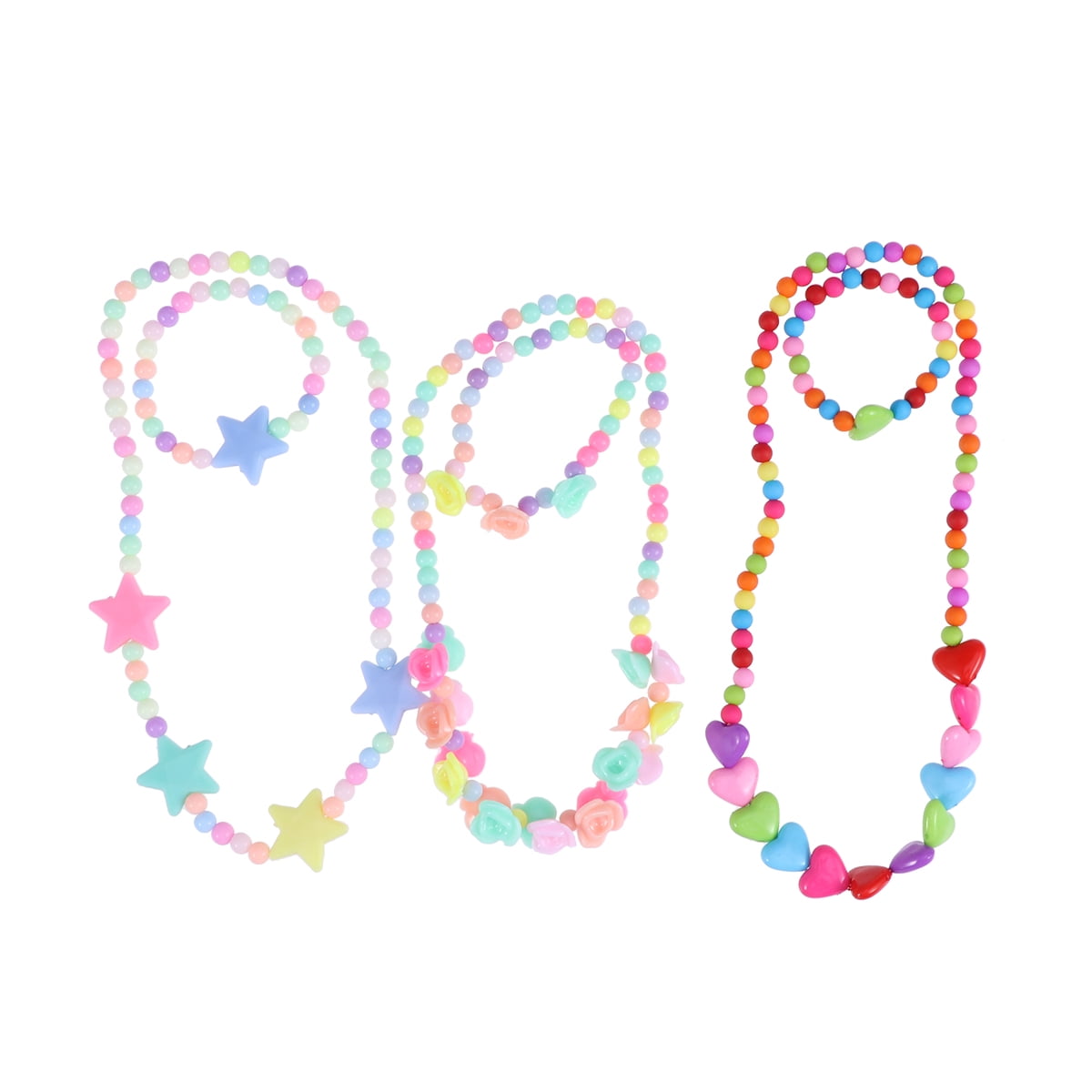 Click here for Pixnor 3 Sets Necklace Bracelet Set Fashion Childr... prices