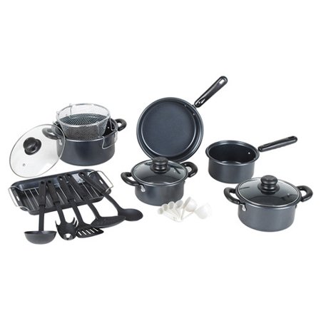 Gourmet Chef Complete 22-Piece Nonstick Cookware Set - Walmart.com
