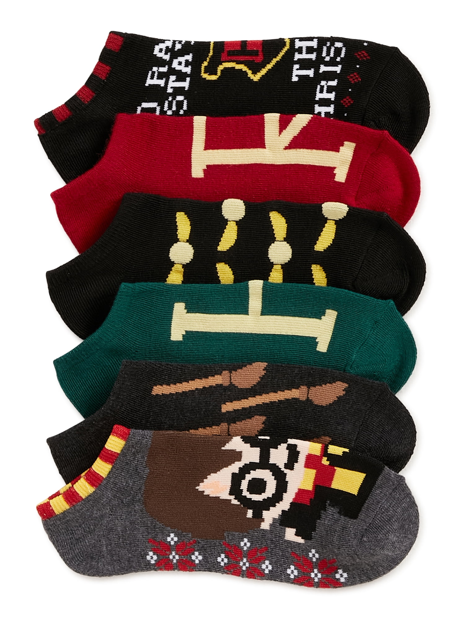 Harry Potter Women’s Holiday Socks, 6-Pack - Walmart.com