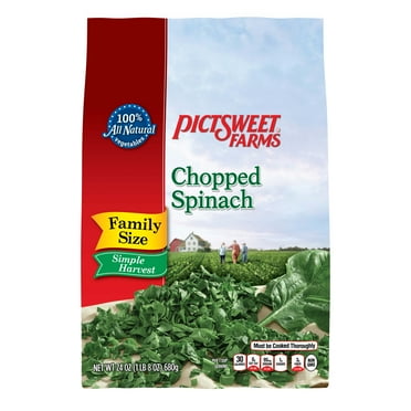 Great Value Chopped Spinach, 10 oz (Frozen) - Walmart.com