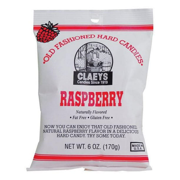 Claeys 9607425 Old Fashioned Raspberry Hard Candy, 6 oz - Walmart.com ...