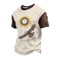 Boys Tops Indigenous Peoples Day Short Sleeve Tees for Boys,Khaki,12-13 ...