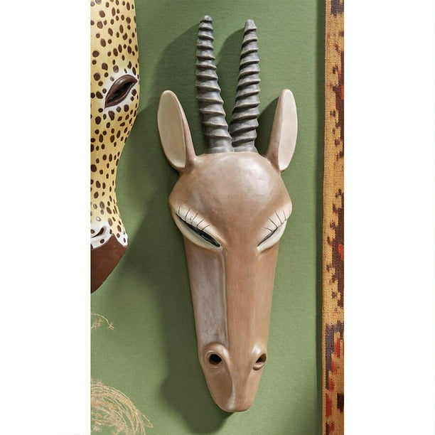 Design Toscano African Serengeti Tribal-Style Animal Wall Mask: Gemsbok ...