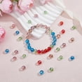 1box 120Pcs 6 Colors Electroplate Transparent Glass Beads Strands AB ...