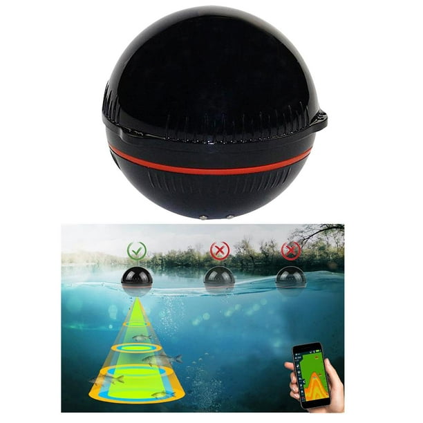 Sonar Fish , Portable Fish , 48m Depth Underwater Sounder Ph Visual ...