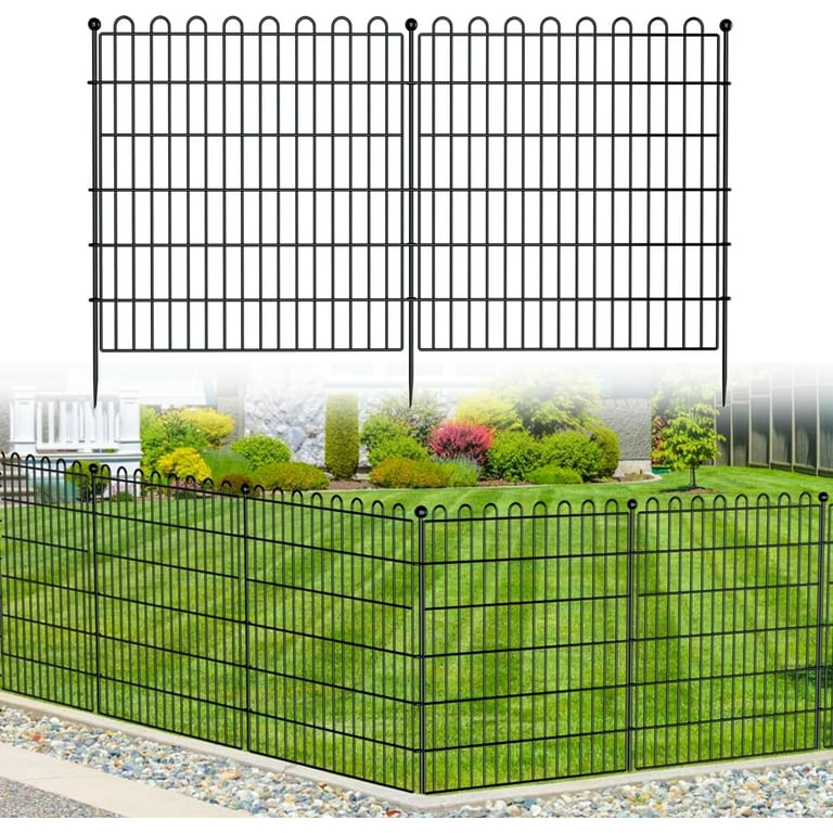Temporary Fence Rabbits 19 Panels No Dig Decorative Garden Fence For
