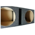 Dual 12" Sub Box Ported Vented Subwoofer Enclosure MDF Car Audio Stereo ...