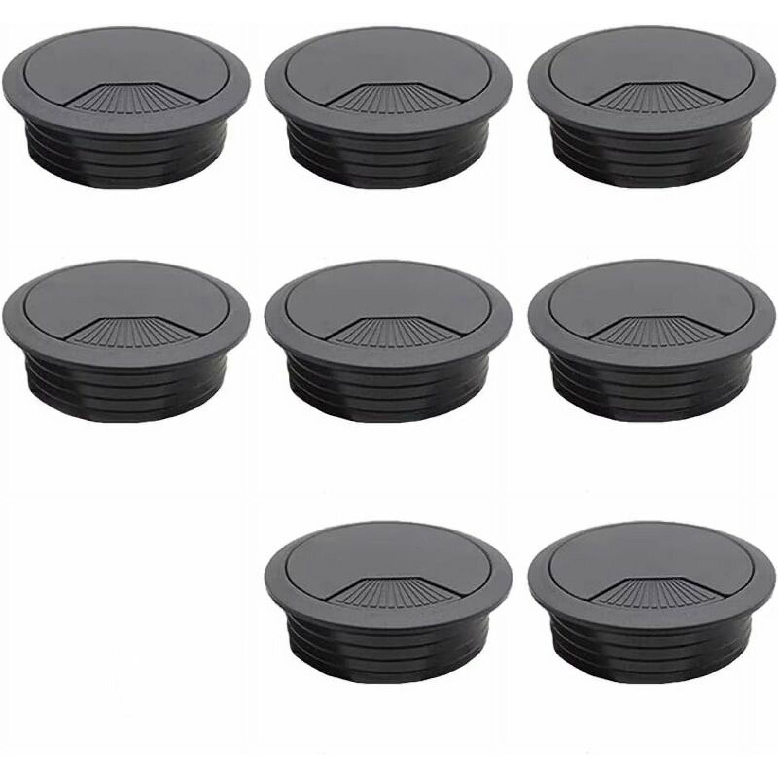Pasacables de Escritorio 8 piezas JAMW Tapa de orificio de Plástico negro 60 mm | Walmart en línea