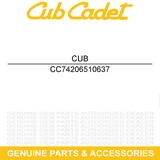 CUB CADET 742-0651-0637 Black 27.56" Blade 1027 CYB Mowers Tractors 2PK ...