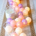 Rosnek Cotton Balls Fairy Lights Battery Operated 10/20 LED Cotton ...