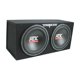 Crunch 2 Channel Car Audio Amplifier & MTX 12 In Dual Loaded Subwoofer Box - Walmart.com