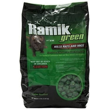 Neogen Ramik Green Rat and Mouse Killer Poison Pellet Bait Packs ...